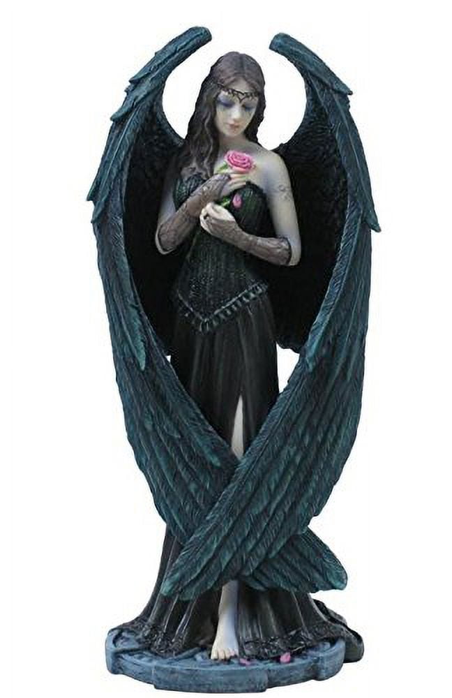 8.75 Inch Fantasy Figure Tattooed Fallen Angel Rose Objet D'Art Gift ...