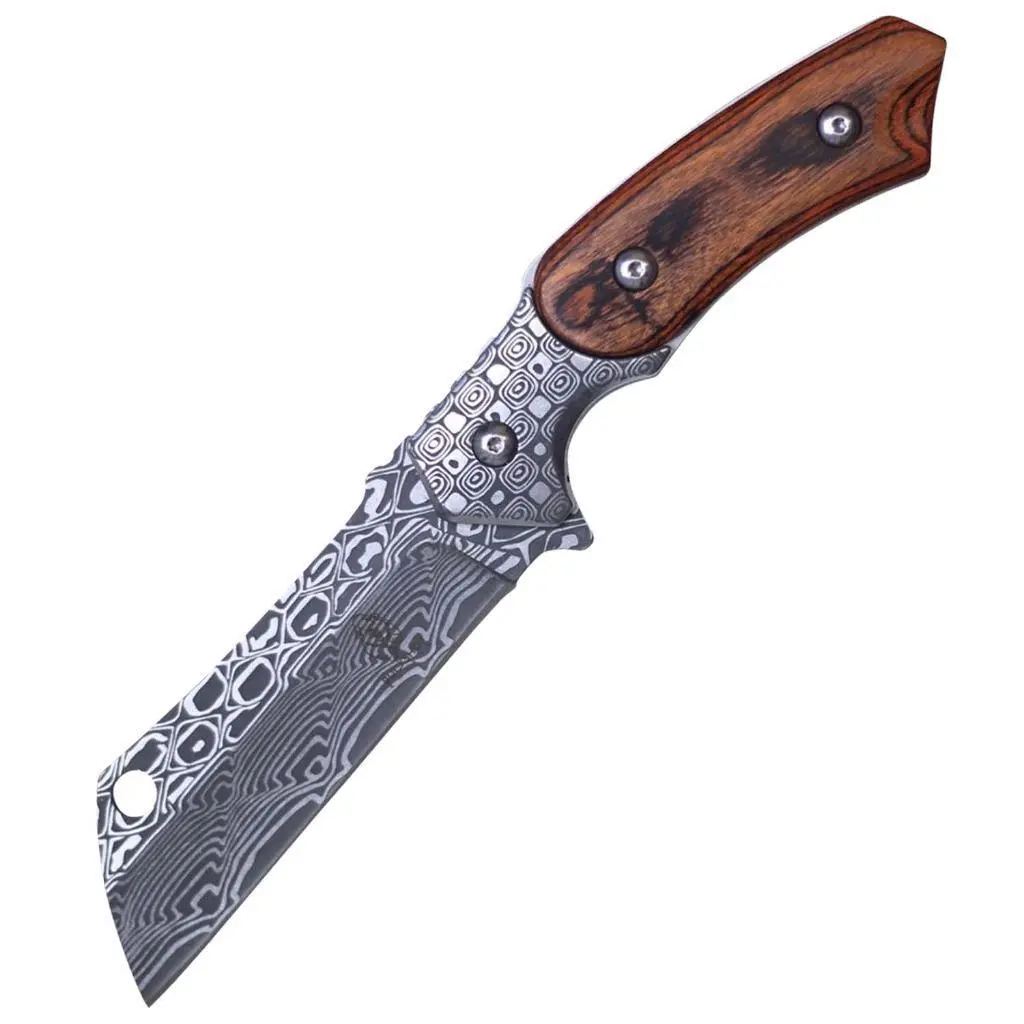 8.75" Tactical Full Tang Survival Fixed Blade Cleaver Hunting Knife ...