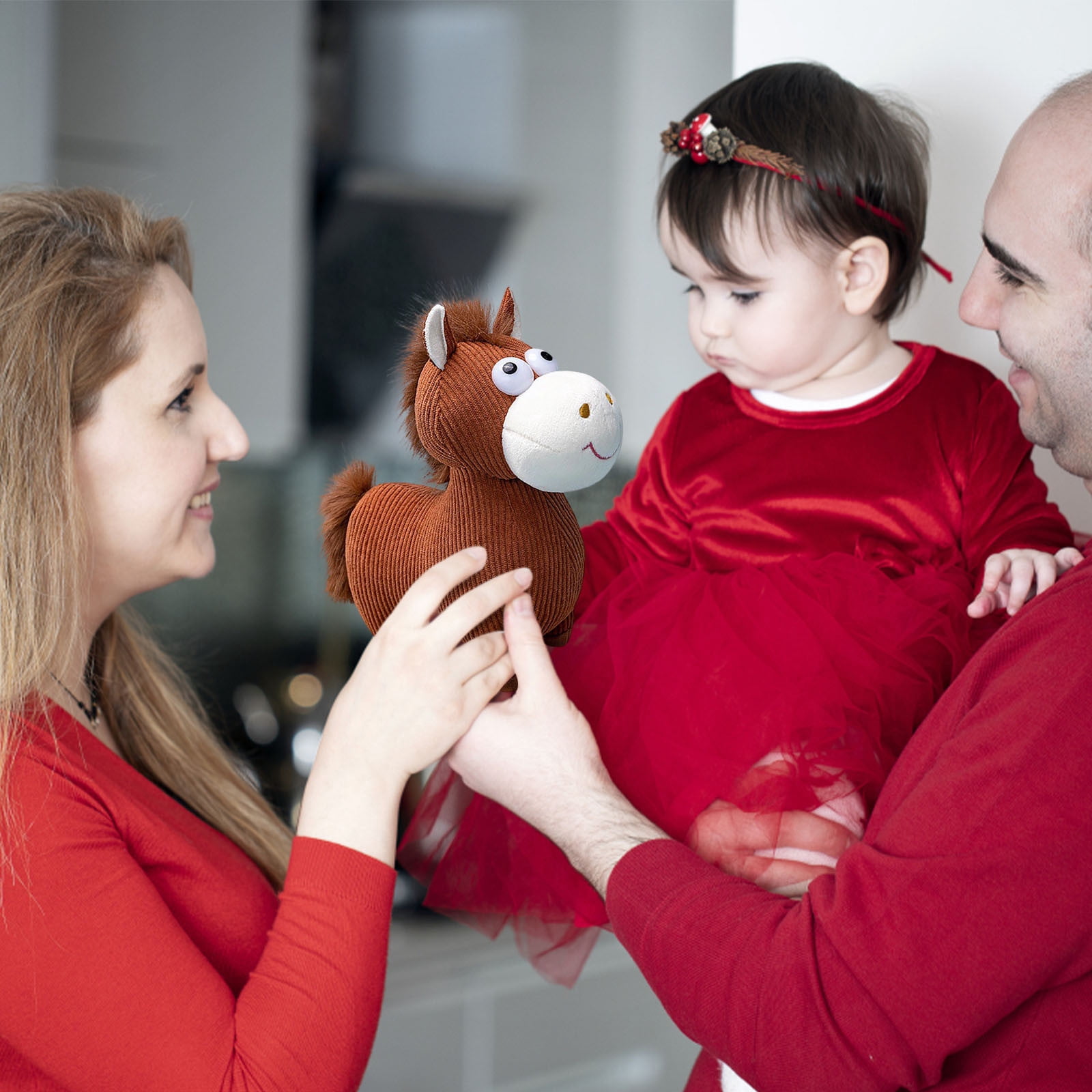 8.7in Cuddly Horse Stuffed Animal Plush Toys for Kids and Babies ...