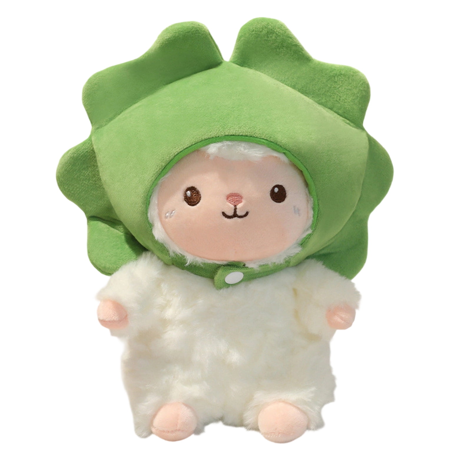 8.7in Four Leaf Clover Lamb Plush Toy, Soft Sheep Stuffed Animal, Lucky ...