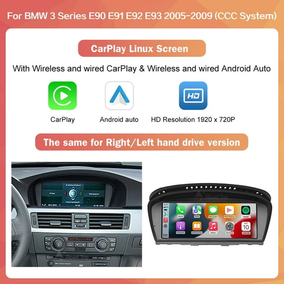 8.8"1920*720 Wireless CarPlay Android Auto Car Multimedia Display for ...