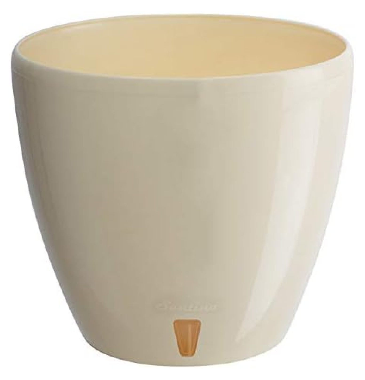 8.8" Deco Self Watering Pots for Indoor Plants in Cream - Decorative ...