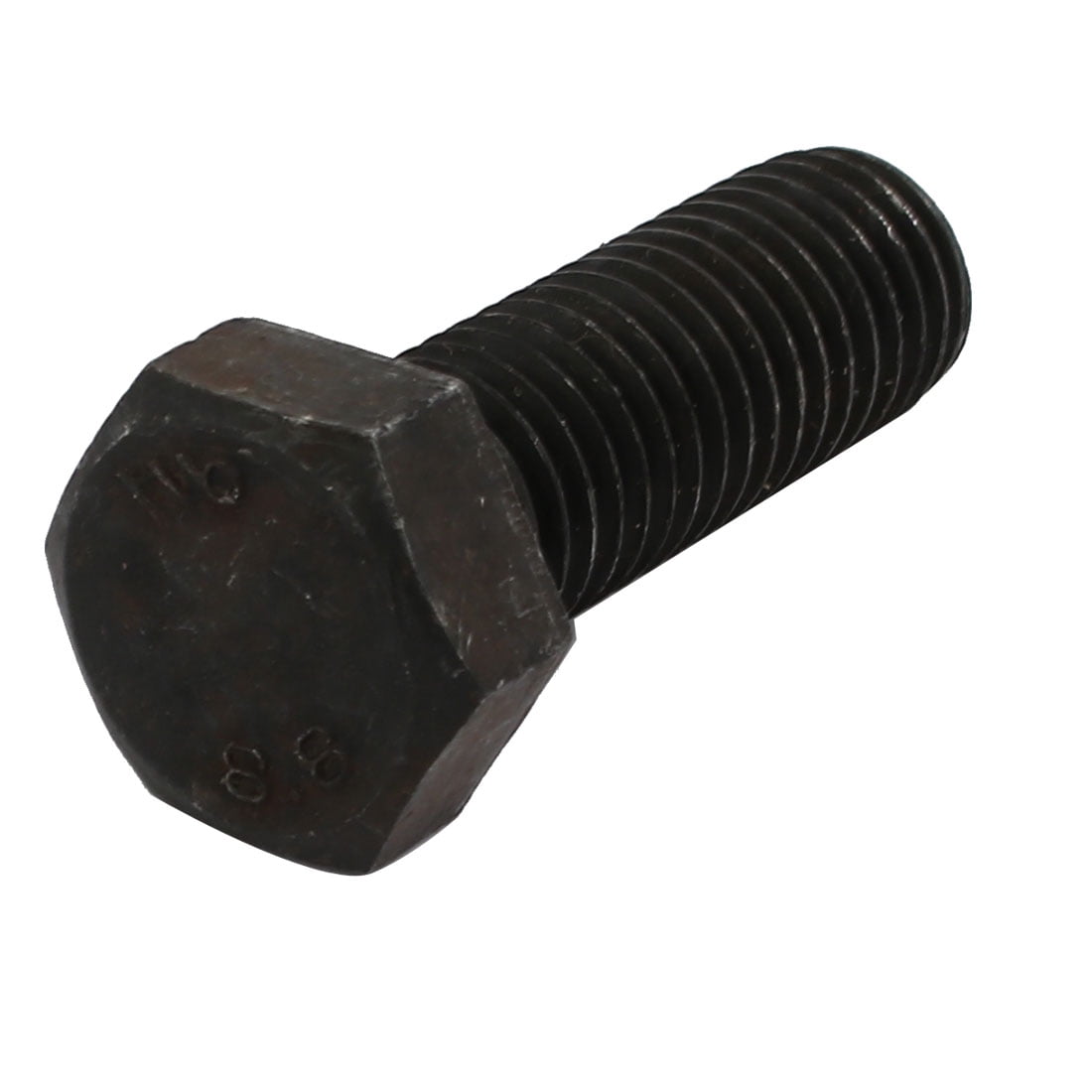 8.8 Grade M14x40mm Full Threaded Left Hand Thread Hex Head Bolt Black ...