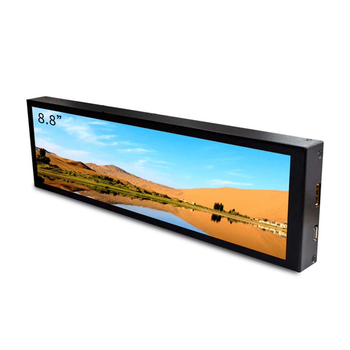 8.8 Inch -Compatible Touch Long Wide Monitor with Case PC Temperature ...