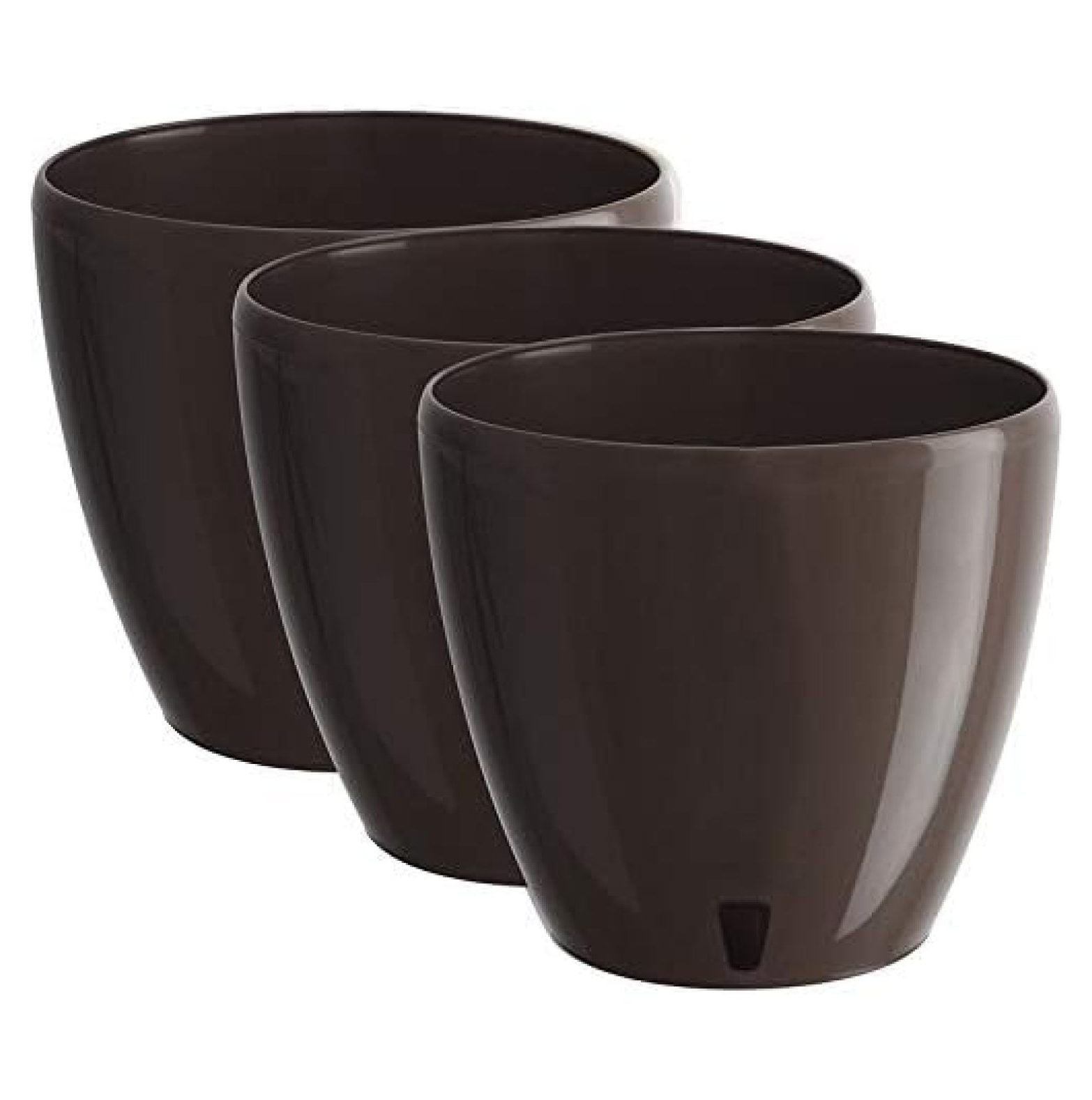 8.8 Inch Deco Self Watering Pots for Indoor Plants in Shade (Set of 3 ...