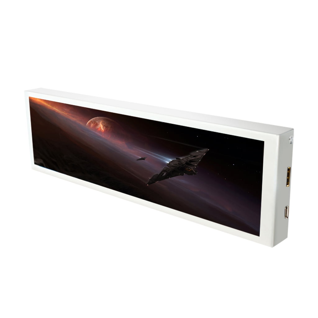 8.8 Inch LCD Secondary Display For Computer Case Highlighting Touch ...