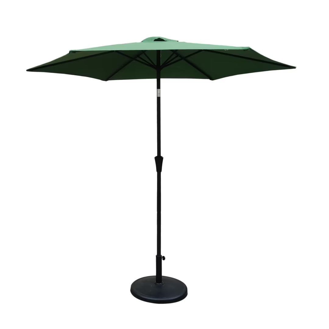 8.8 ft Outdoor Aluminum Patio Umbrella, Market Umbrella with 42 pounds ...