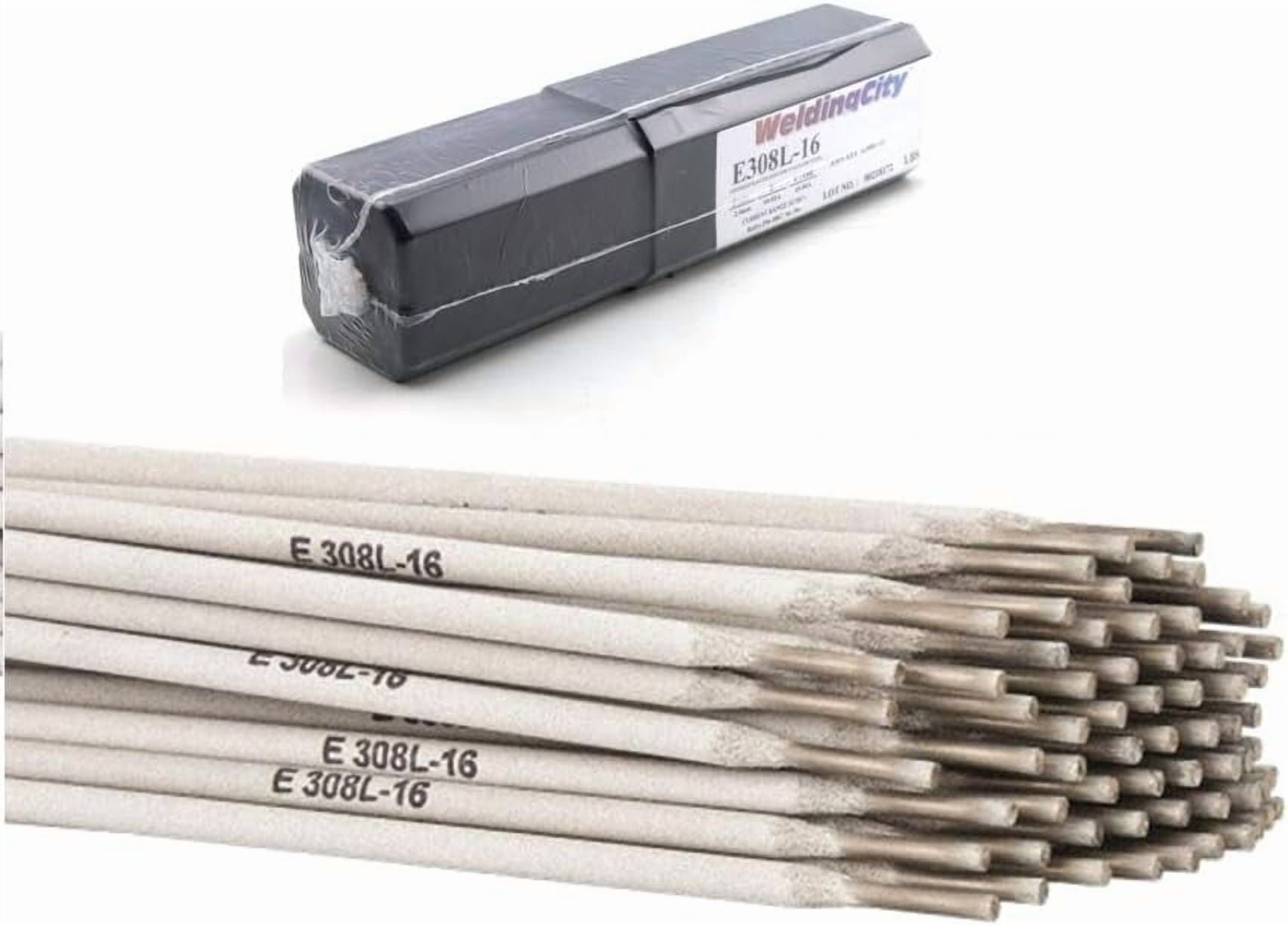 **8.8-lb stainless steel stick welding electrodes e308l-16 1/8" rods 10# box - Walmart.com