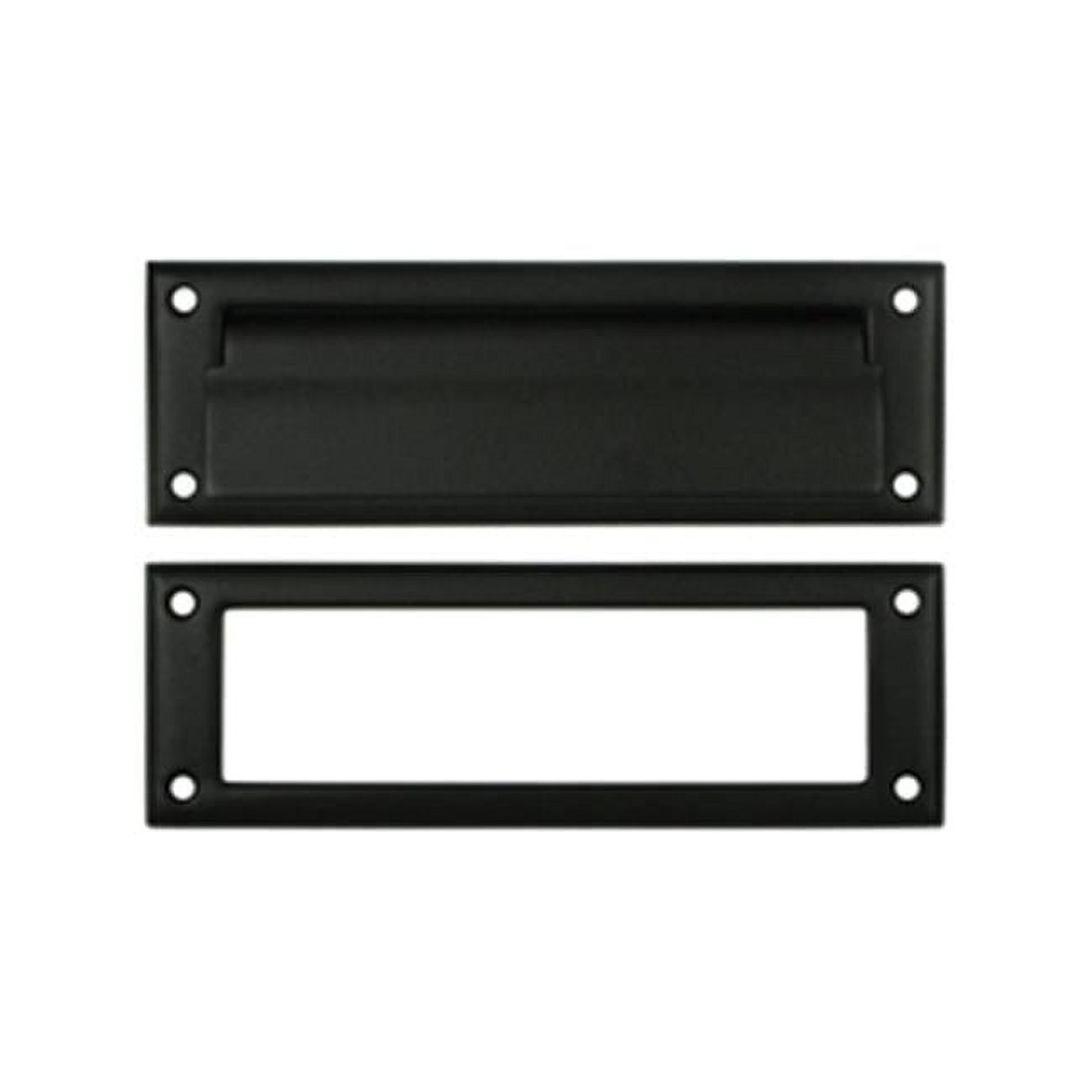 8.87 in. Mail Slot with Interior Frame, Black - Solid - Walmart.com
