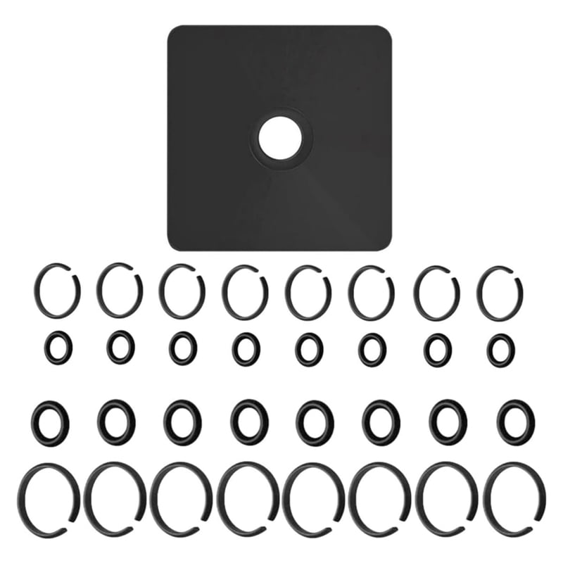 (8+8Set) 1/2inch and 3/8inch Impact Retaining Ring Clip with O-Ring ...