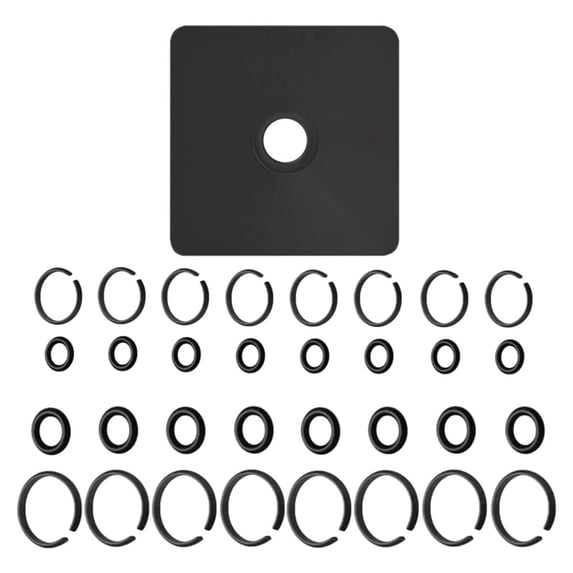 (8+8Set) 1/2inch and 3/8inch Impact Retaining Ring Clip with O-Ring ...