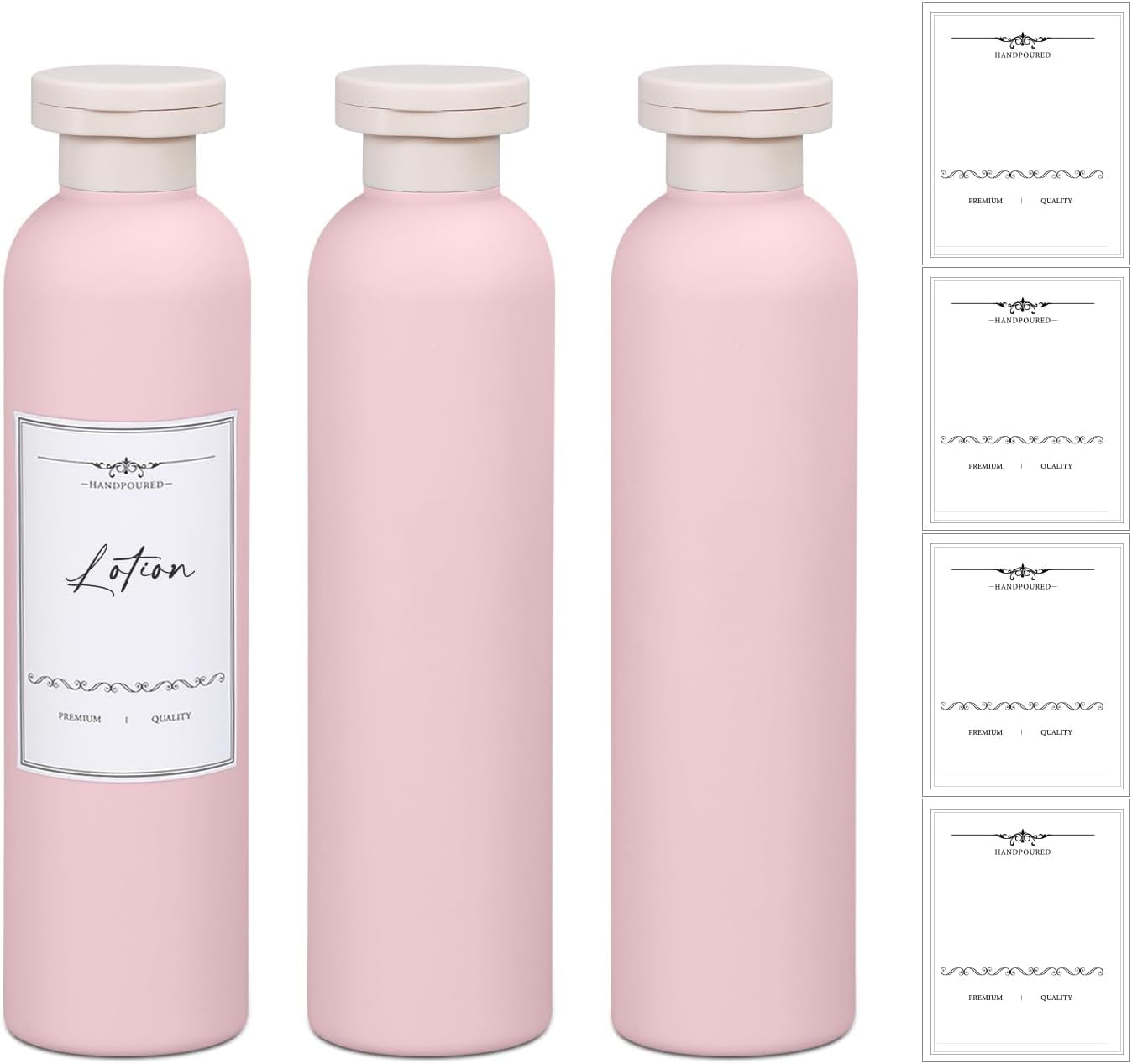 8.8oz Travel Essentials Shampoo Bottles for Toiletries,Empty Plastic ...
