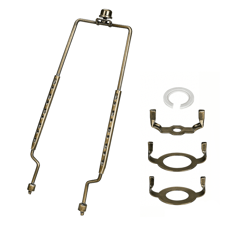 Lamp Shade Harp Holder Adjustable Bronze Finish for E14 E26 E27 Light ...
