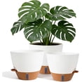 8/9/10 Inch Self Watering Pots, Plastic Flower Pots with Multi Mesh ...