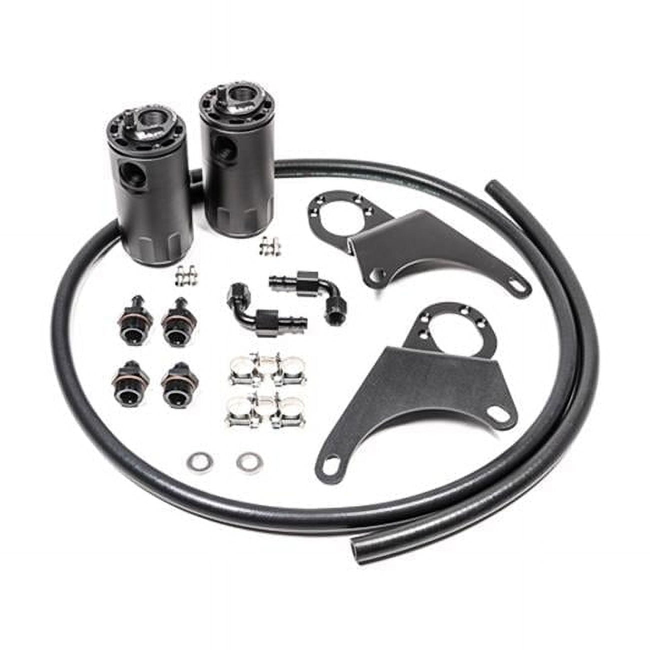 8-9 Dual Catch Can Kit Fluid Lock for Mitsubishi Evo - Walmart.com