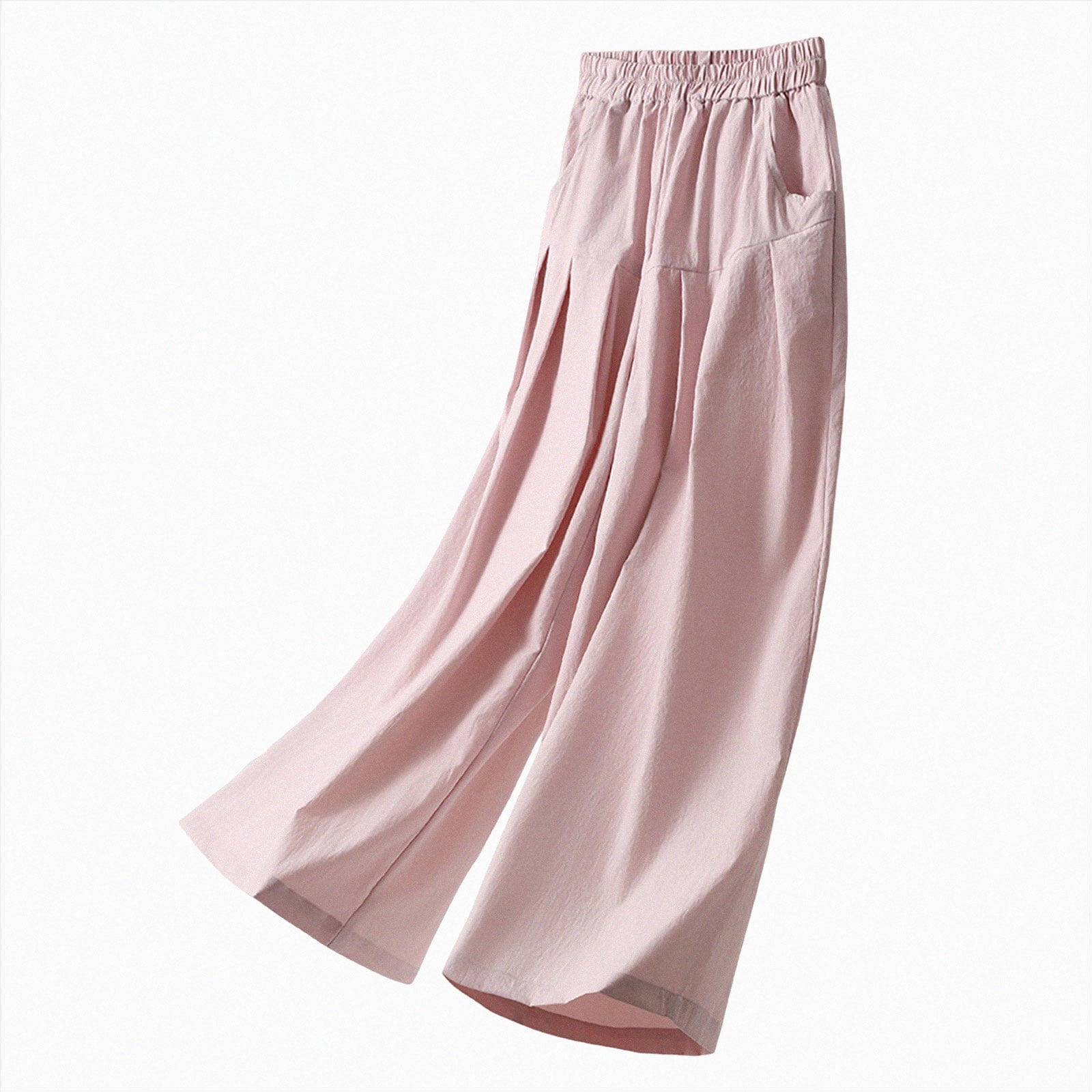 8-9 Years Toddler Girls Casual Wide Leg Trousers For Outdoor Use Casual ...