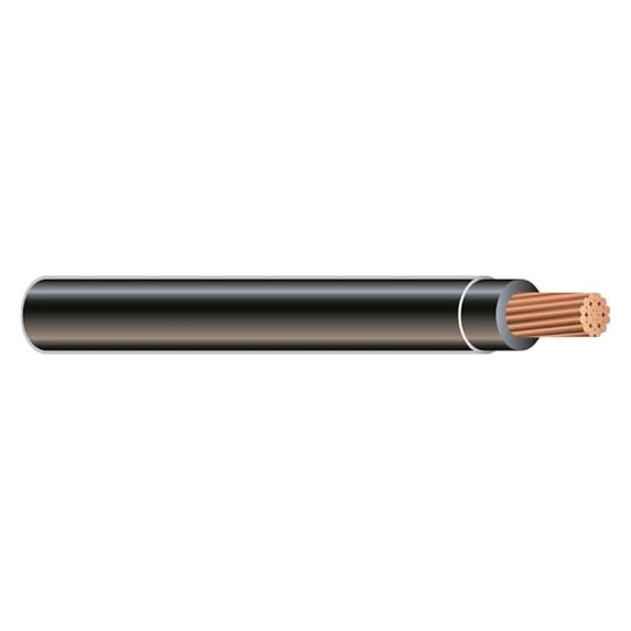 8 AWG 19-Stranded THHN Black Copper Building Wire (150ft Cut) - Walmart.com