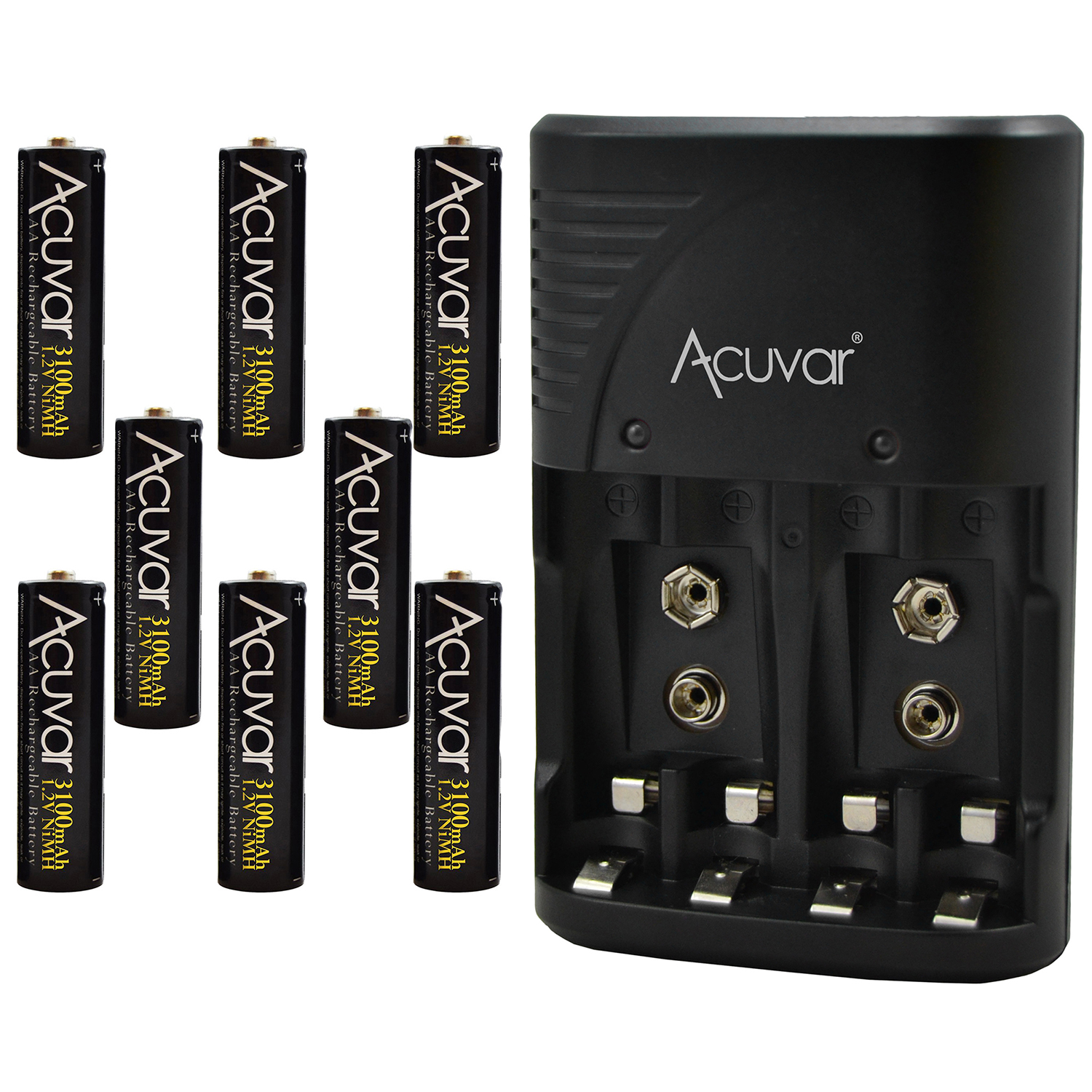 Tzumi EcoJuice Rechargeable AAA Micro-USB Universal Battery, 4 pack ...