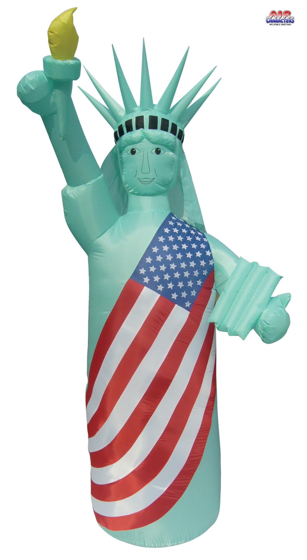 8' Air Blown Inflatable Patriotic Statue Of Liberty GREEN COLOR ...