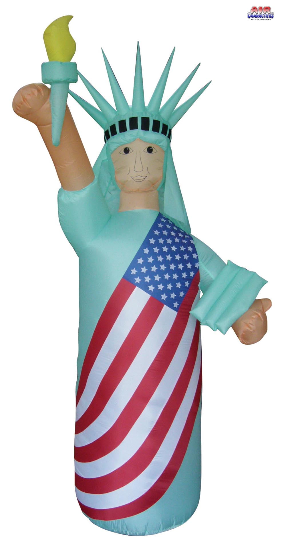 8' Air Blown Inflatable Patriotic Statue Of Liberty SKIN COLOR ...