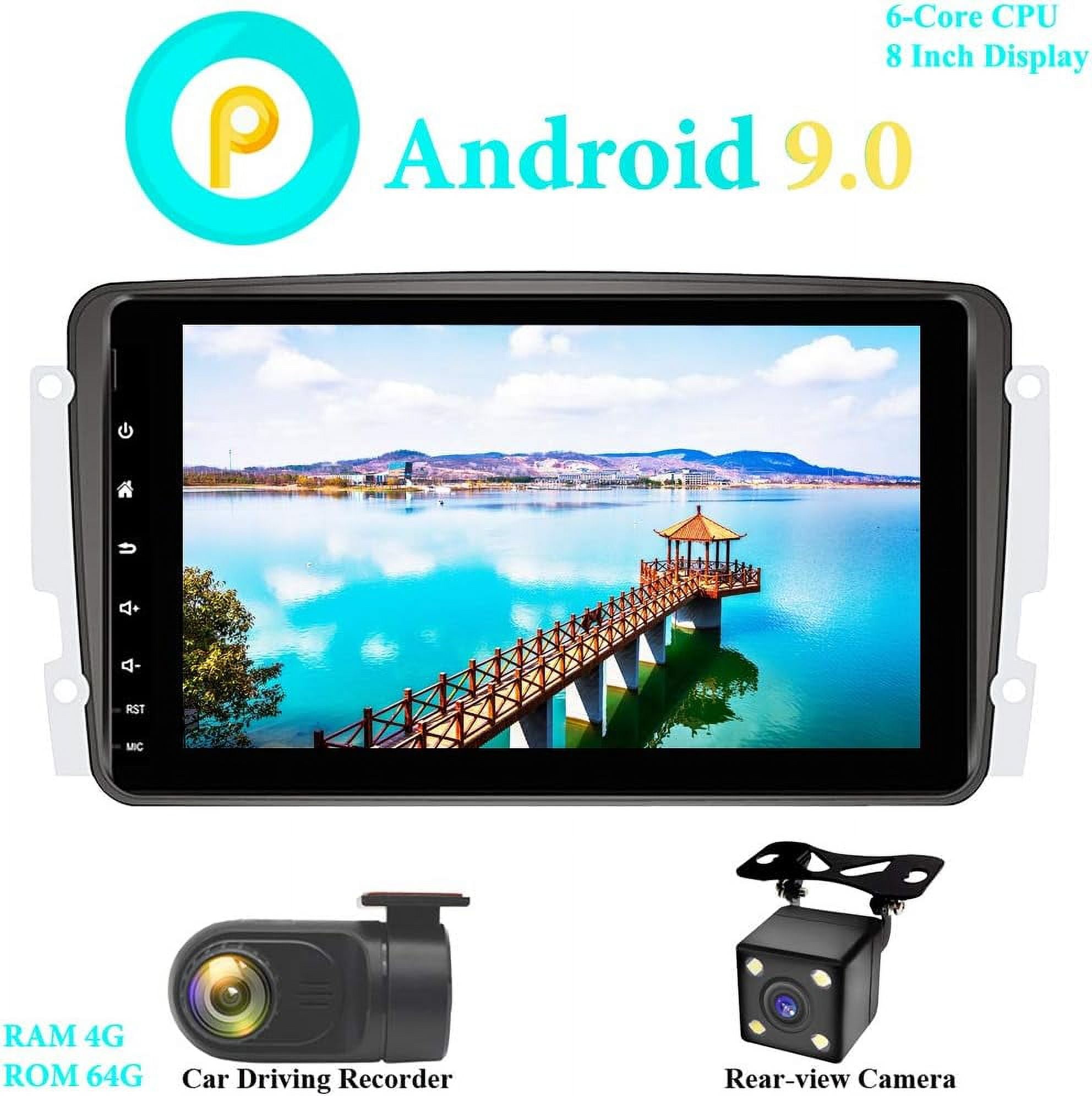 8" Android 9.0 Car Stereo in-Dash Head Unit 6-Core RAM 4G ROM 64G Car ...