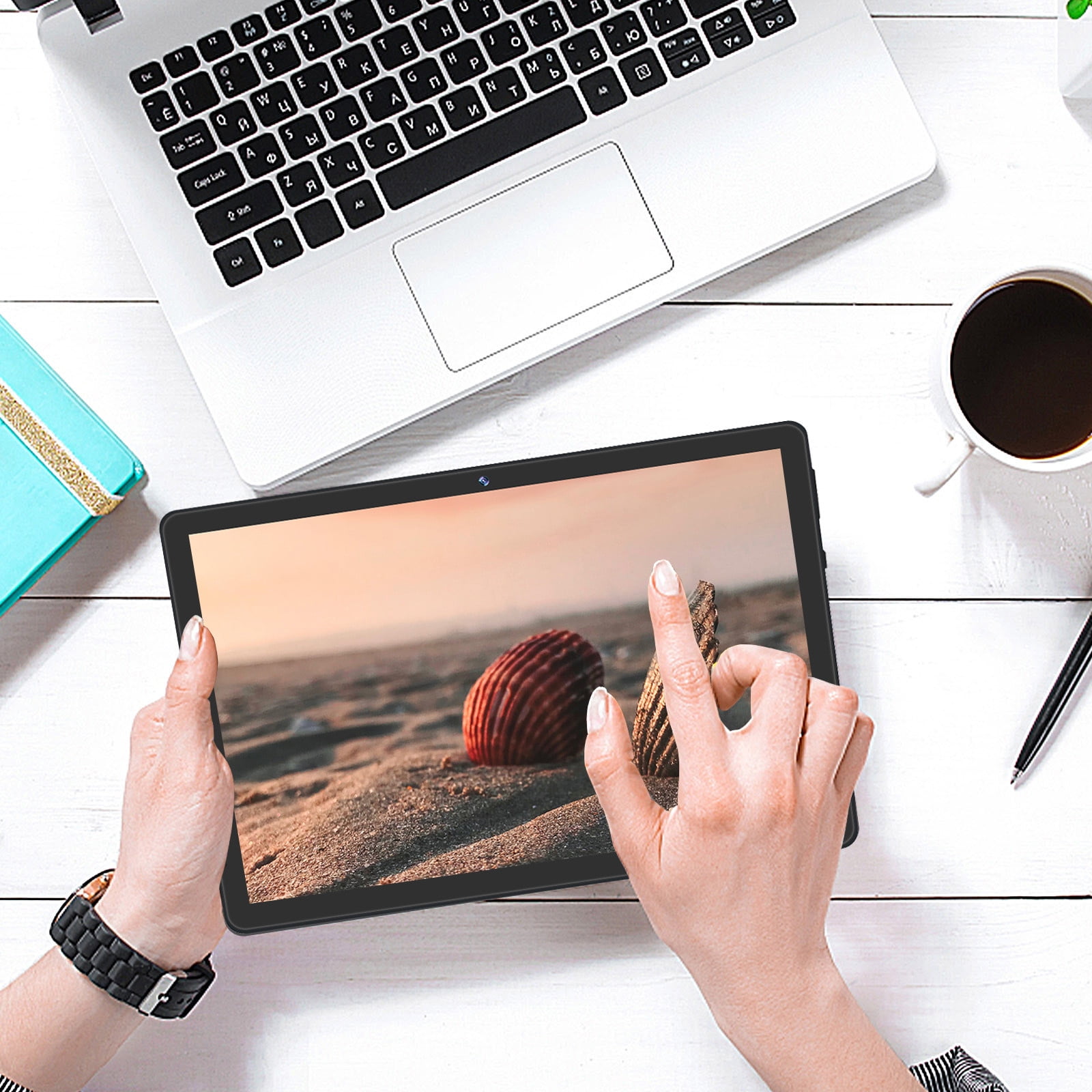 8" Android Tablet with SIM Card & 256GB Expandable Storage, MTK 8-Core ...