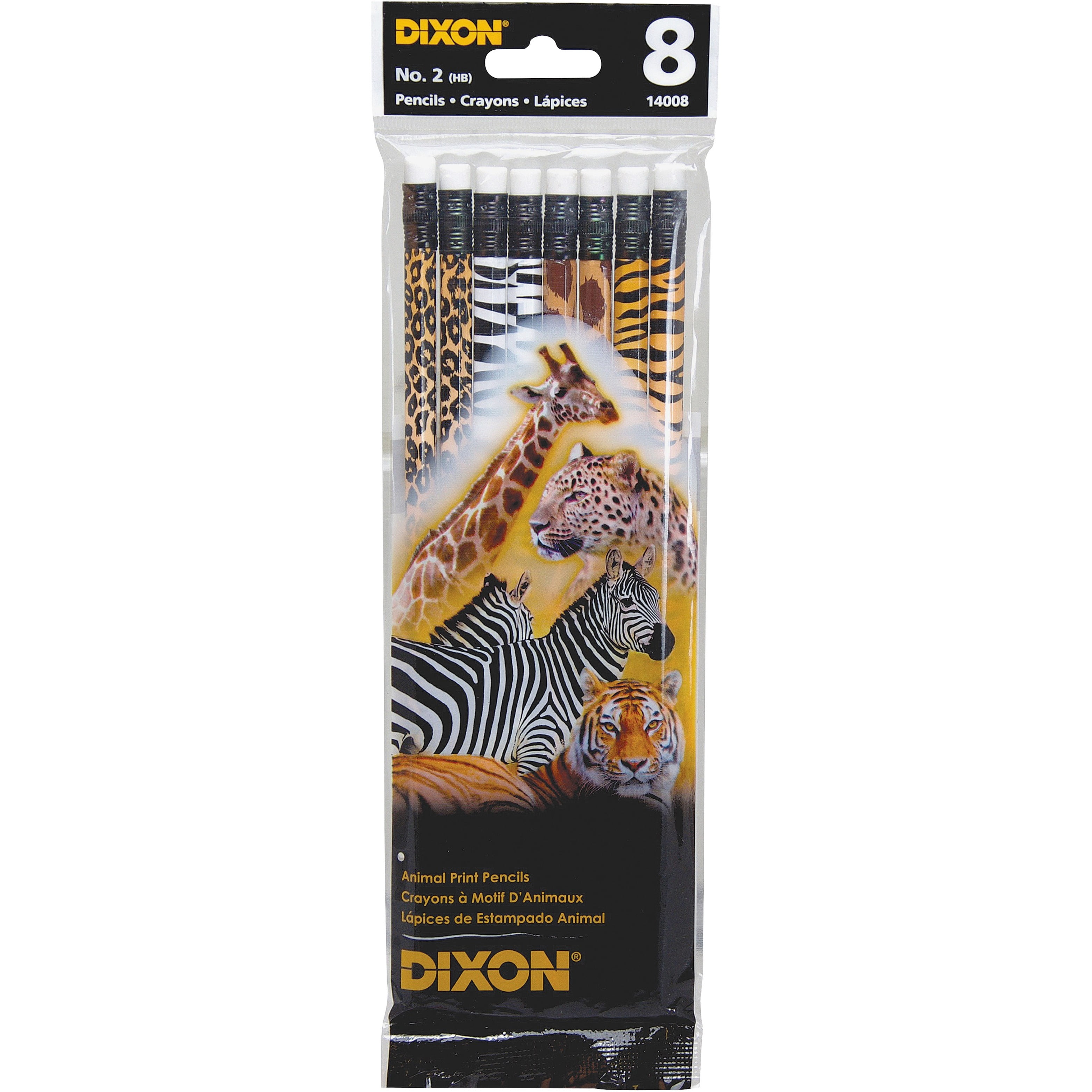 No. 2 Animal Print Pencils - Walmart.com