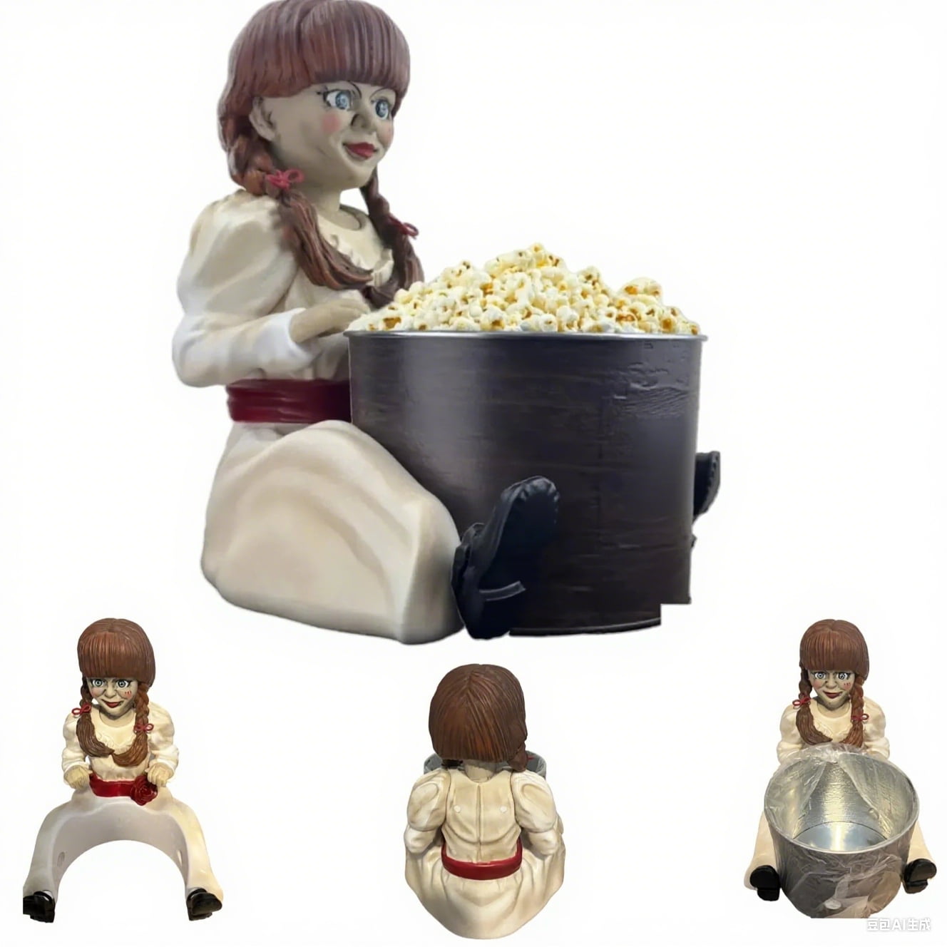 8" Annabelle Popcorn Bucket from The Conjuring Last Rites, Detachable ...