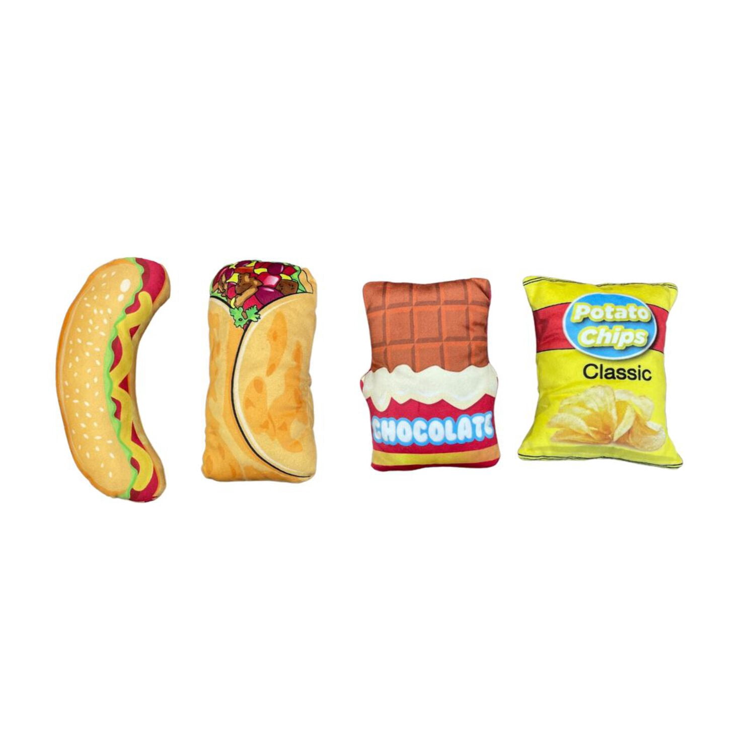 8" Assorted Plush Snacks (Each) - Walmart.com