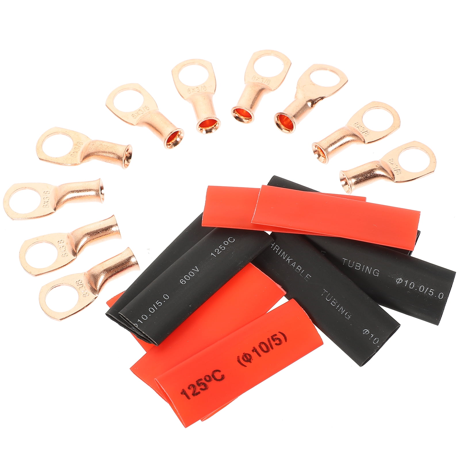 8 Awg Wire Connectors Battery Terminal Cable Lugs Ring Terminals ...