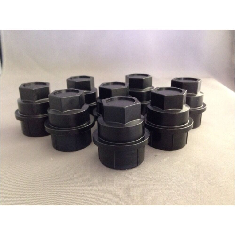 8 BLACK Lug Nut COVERS CAP For 1990-2002 Chevrolet GMC FULL SIZE TRUCK ...