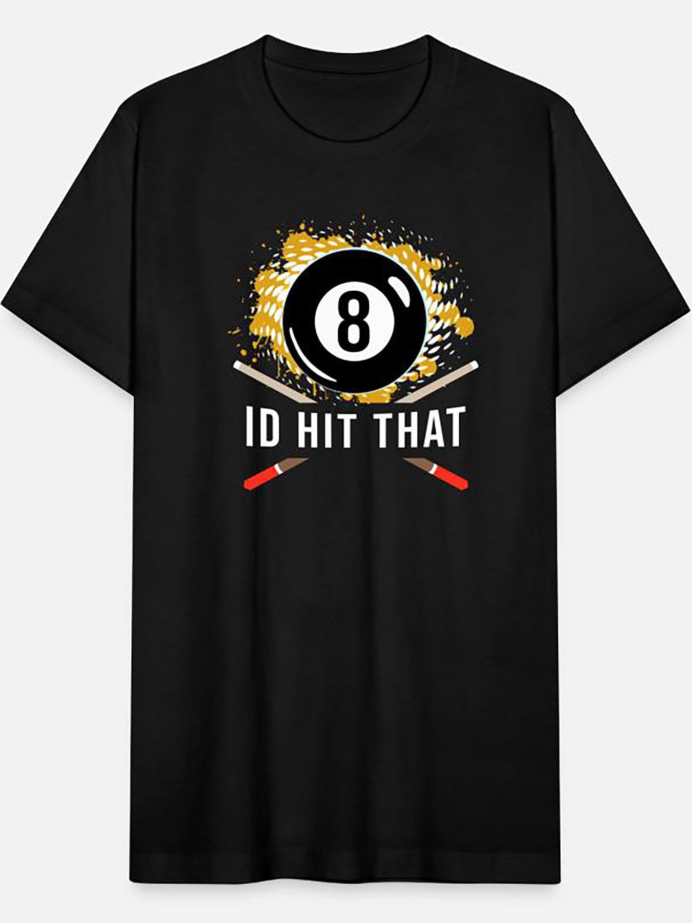 8 Ball-5426 Funny Graphic T-shirt - Short Sleeve, Comfortable, Quirky ...