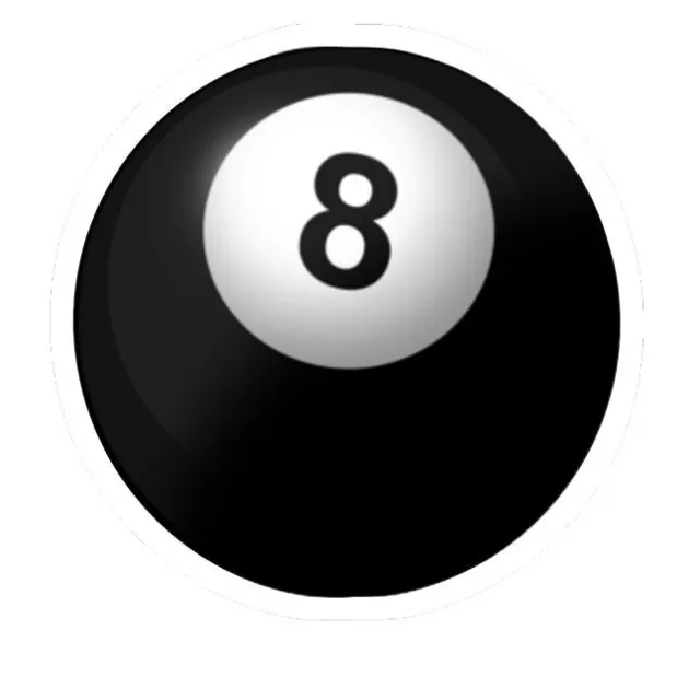 8 Ball Billiards Sticker Phone Decal Water Bottle Stickers Car Decals ...