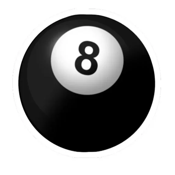 8 Ball Billiards Sticker Phone Decal Water Bottle Stickers Car Decals ...