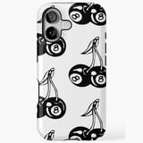 8 Ball Cherry Pool Table Design Phone Case iPhone 17 to 11 Pro Max ...