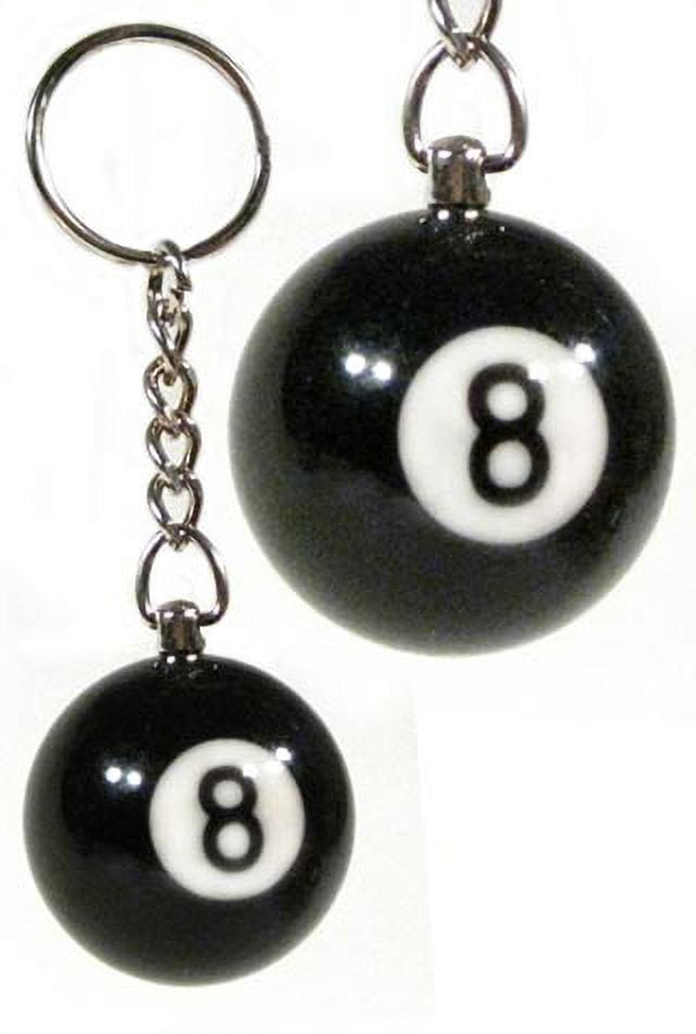 8 Ball Keychain Black Heavyweight - Walmart.com