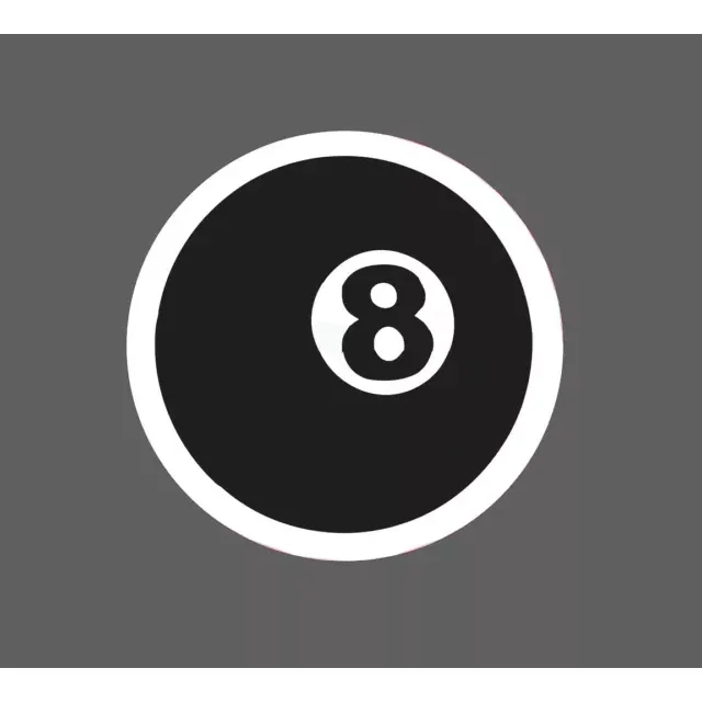8 Ball Sticker Billiards Pool Waterproof Sticker Phone Decal Water ...