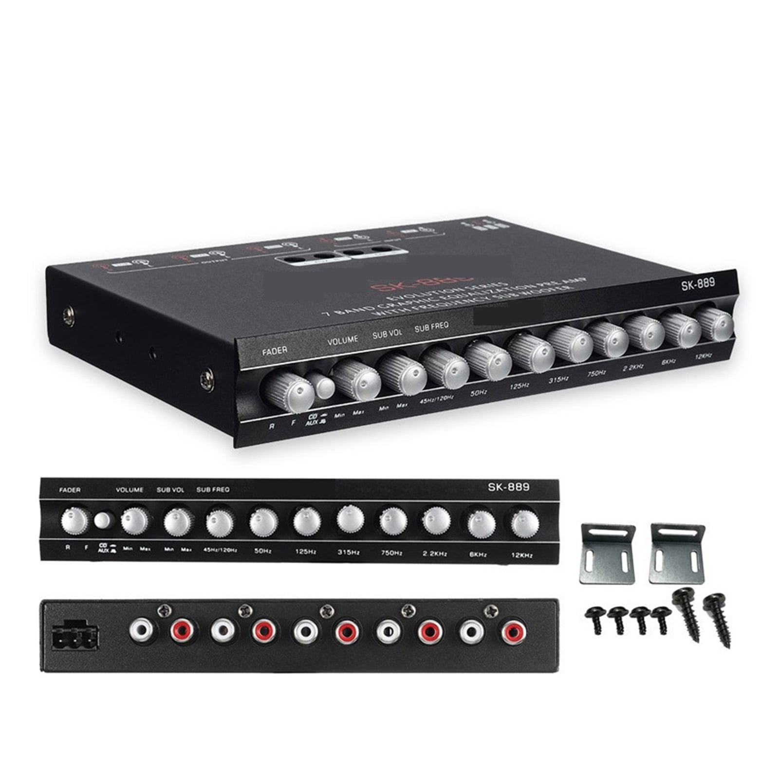 8 Band Graphic Equalization PRE AMP WIith FREQUENCY SUB Woofer 12V HiFi ...