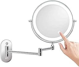 8'' Bathroom Mirrors Wall Mounted Makeup Mirror, Upgrade Auto Off LED ...