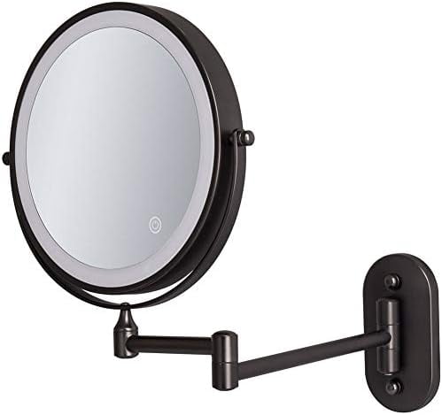8'' Bathroom Mirrors Wall Mounted Makeup Mirror,Upgrade Auto Off LED ...