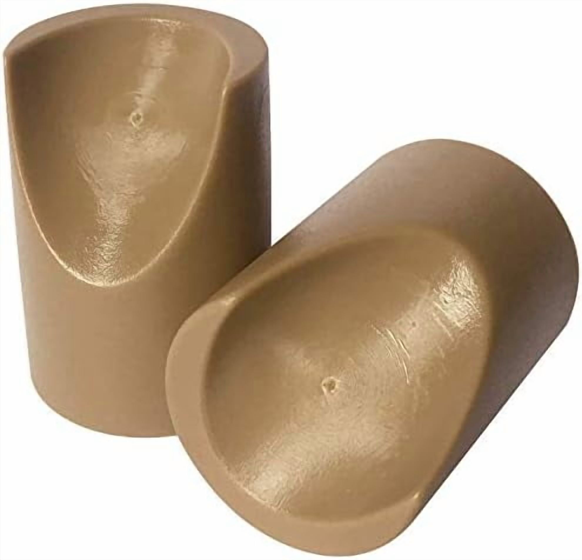 8 Beige Folding Chair V-Tip Stabilizer Caps, 7/8 Inch ID - Heavy Duty ...