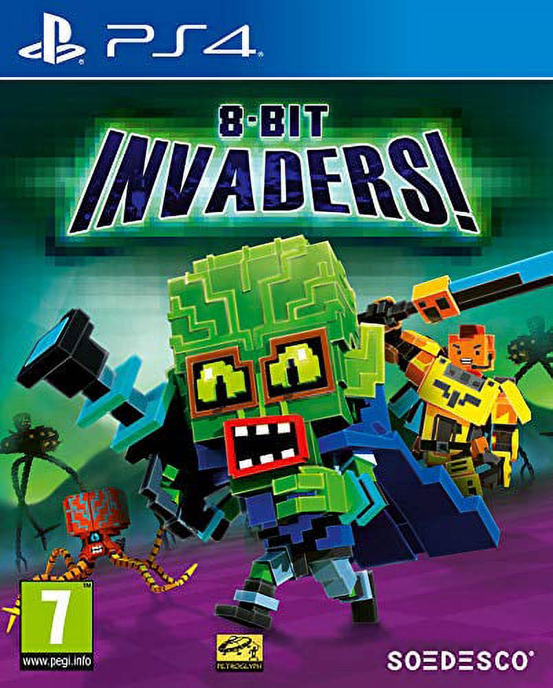 8-Bit Invaders (PS4) - Walmart.com