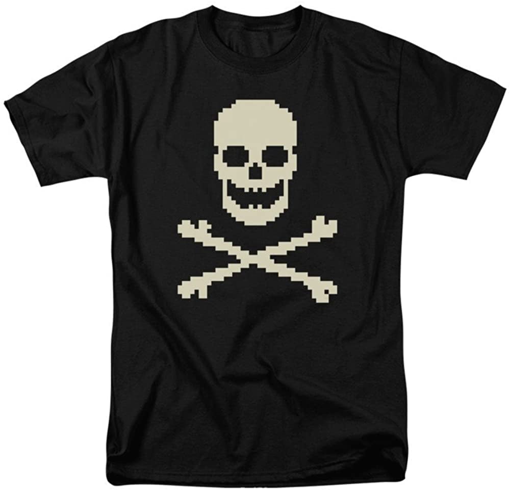 8 Bit Jolly Roger Graphic Adult T-Shirt Tee - Walmart.com