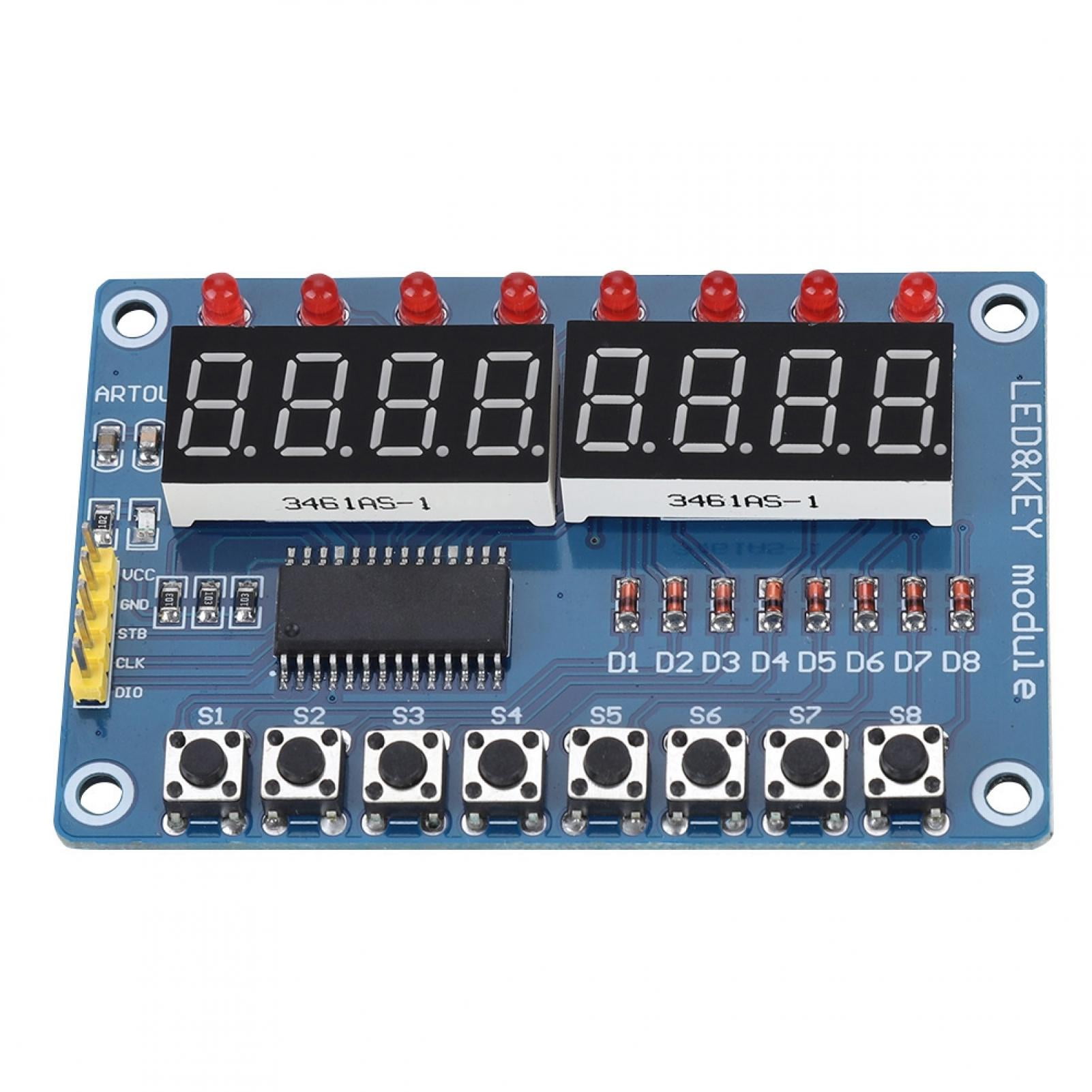 8-Bit LED Key Display Module for Arduino AVR - Walmart.com
