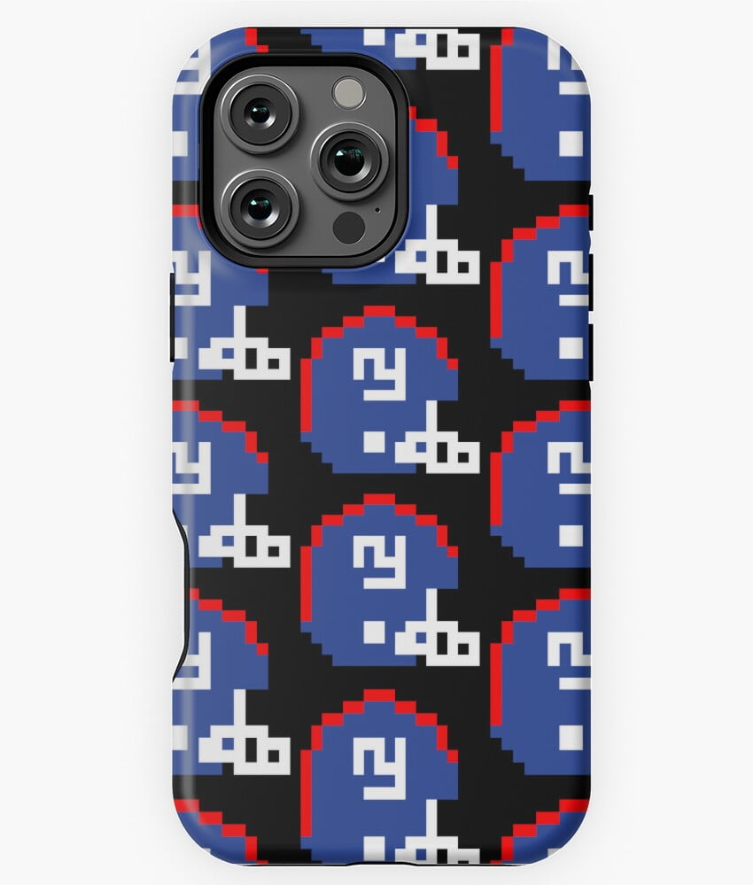 8-Bit New York Retro Gaming Football Phone Case for iPhone 16 15 14 13 ...