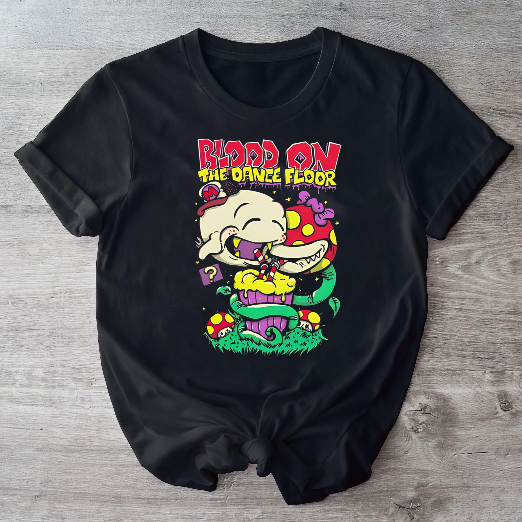 8-Bit Pixel Star Party Shirt, Dance Floor Gamer Style Graphic Tee ...