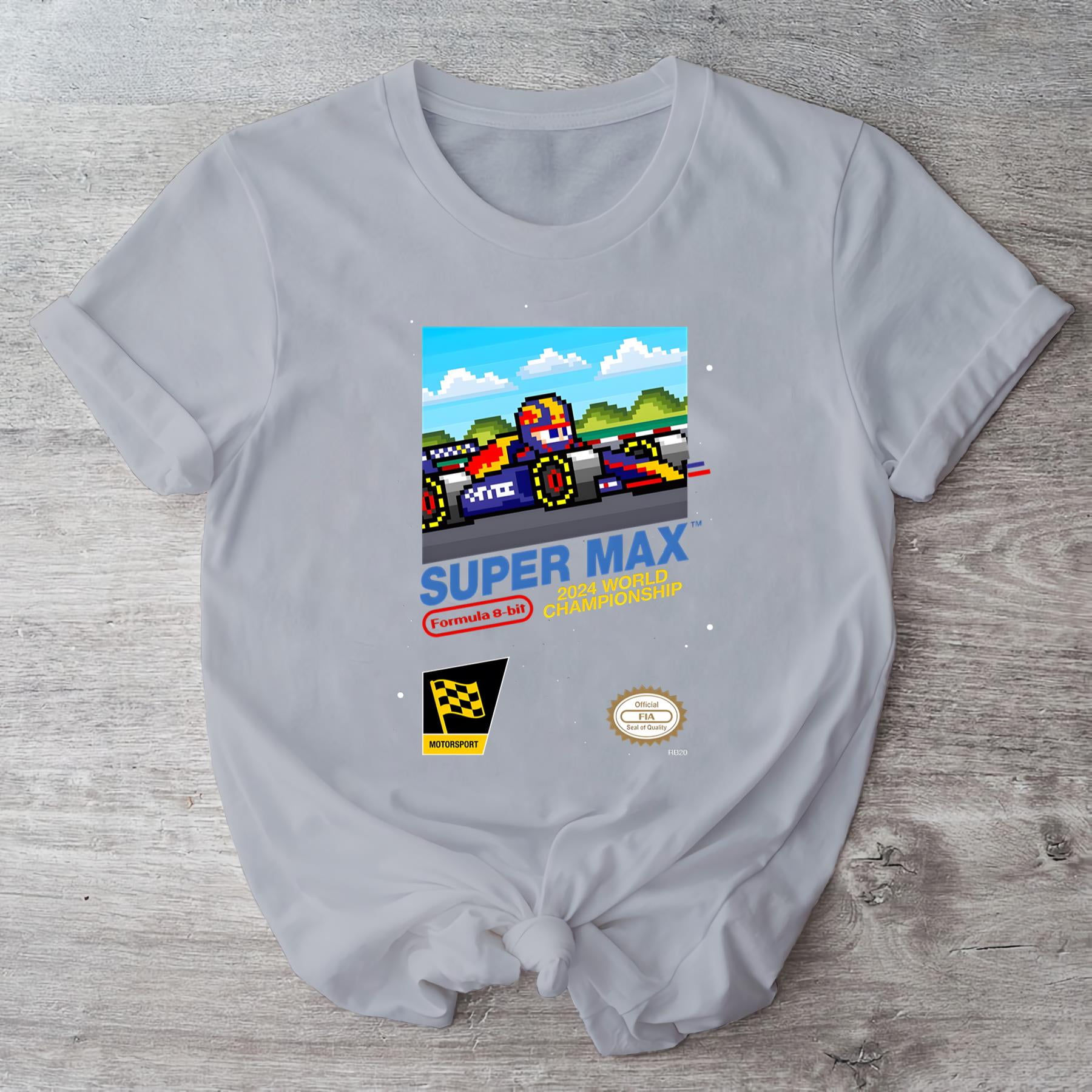8-Bit Racing Champions Shirt – Retro Motorsport Fan Style Tee for Kids ...