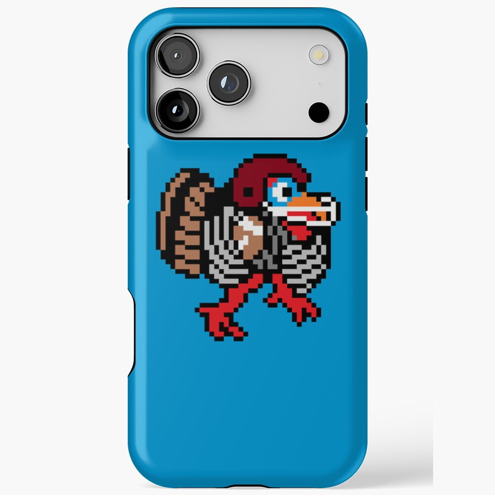 8 Bit Thanksgiving Turkey Bowl Football Art for iPhone Case 17 to 11 ...