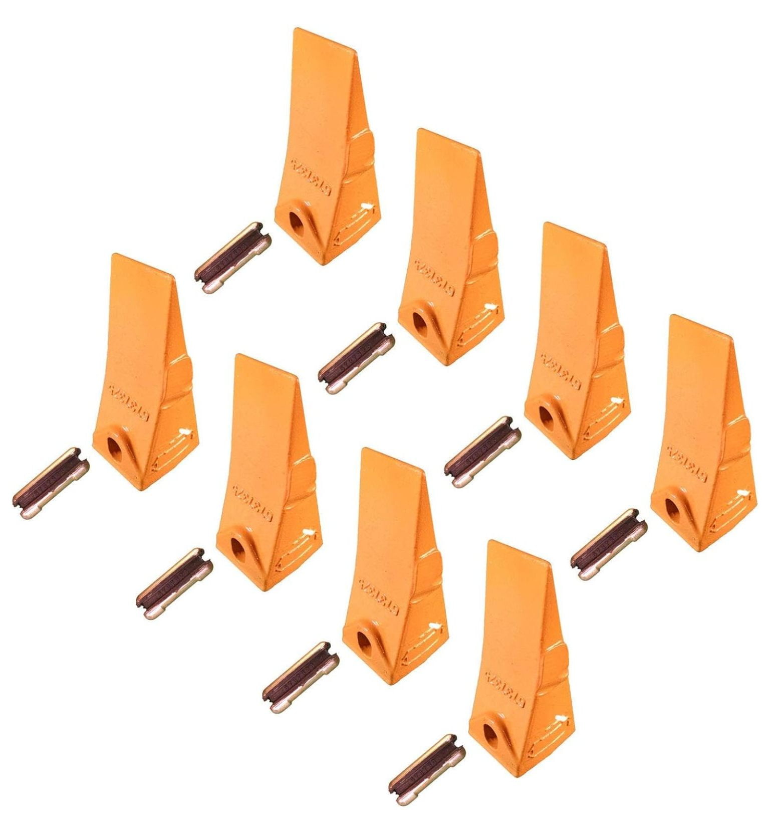 8 - Bobcat Mini Excavator/Skid Steer Bucket Teeth w/Pins - 6737325 ...