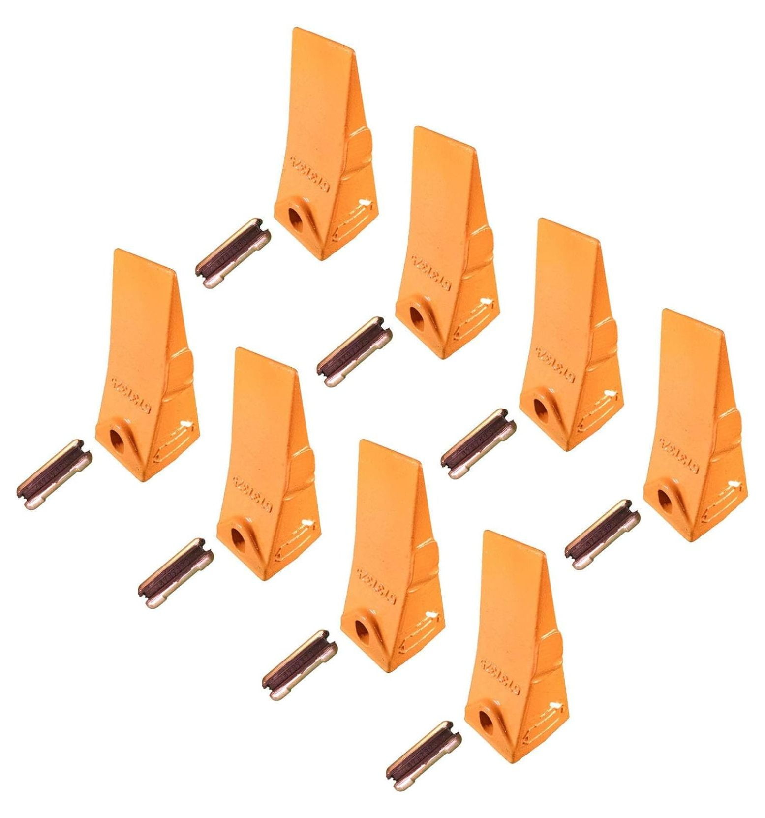 8 - Bobcat Mini Excavator/Skid Steer Bucket Teeth w/Pins - 6737325 ...